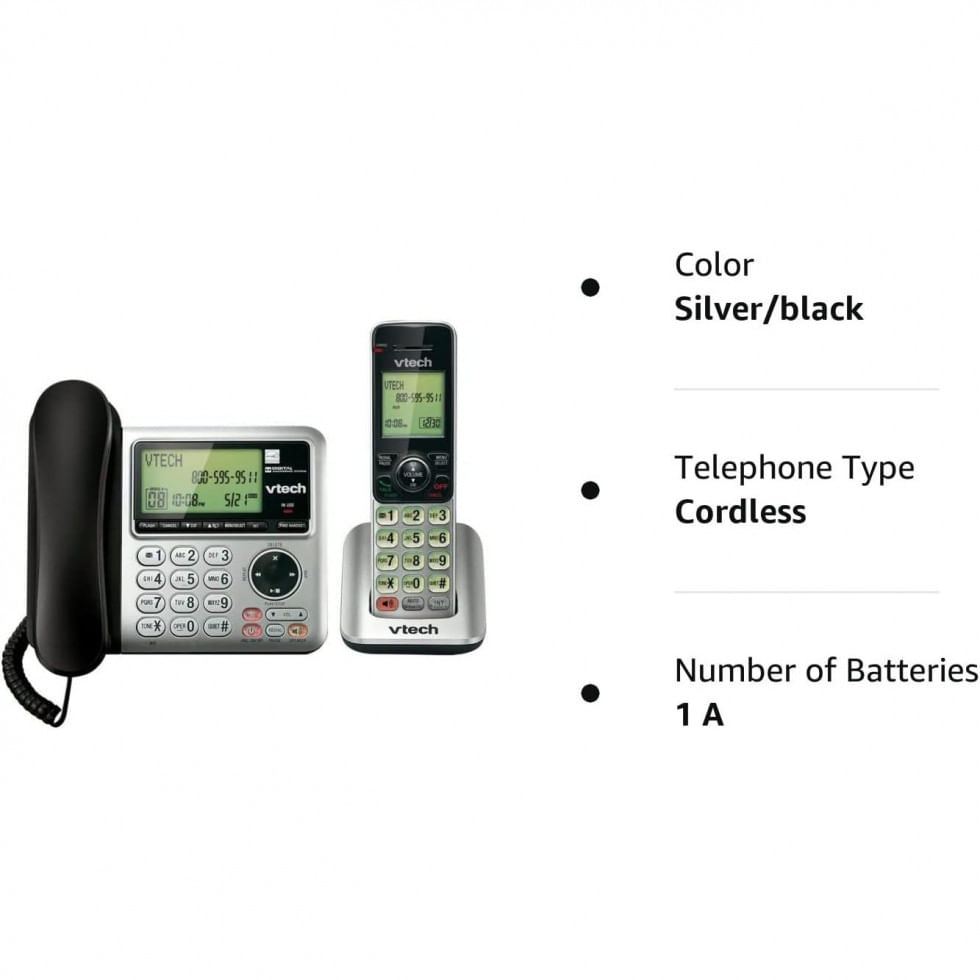 Telefone sem Fio VTech CS6649 2 Aparelhos - Carrefour