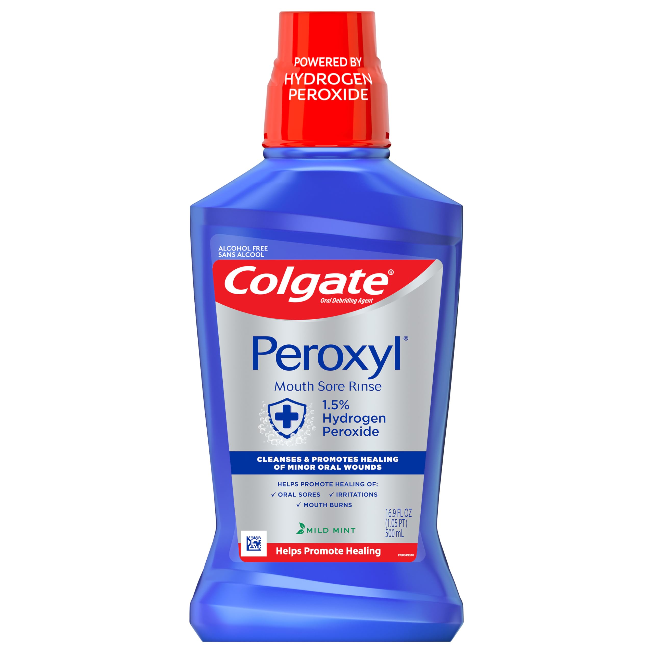Enxaguante Bucal Colgate Peroxyl Antiséptico 1,5% De Peróxido De ...