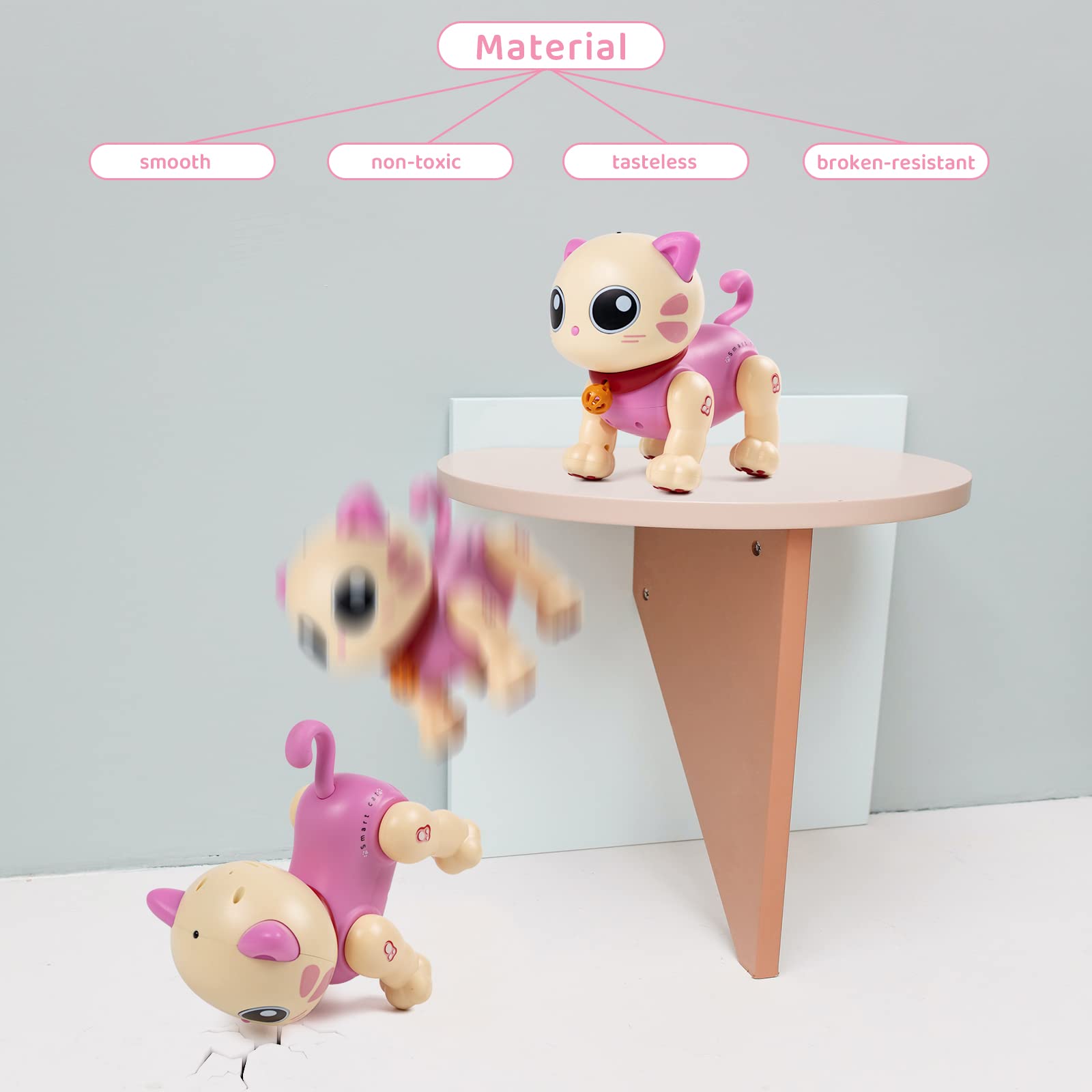 Robot Cat Toy Marstone Para Crianças De 1 2 3 4 5 6 Anos Ou Mais Com ...