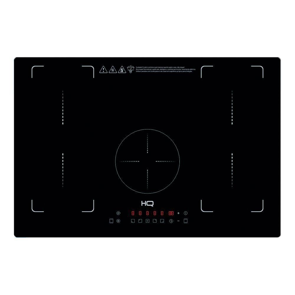 Cooktop de Indução Embutir HQ 5 Bocas Painel Touch Free Zone 9000W ...