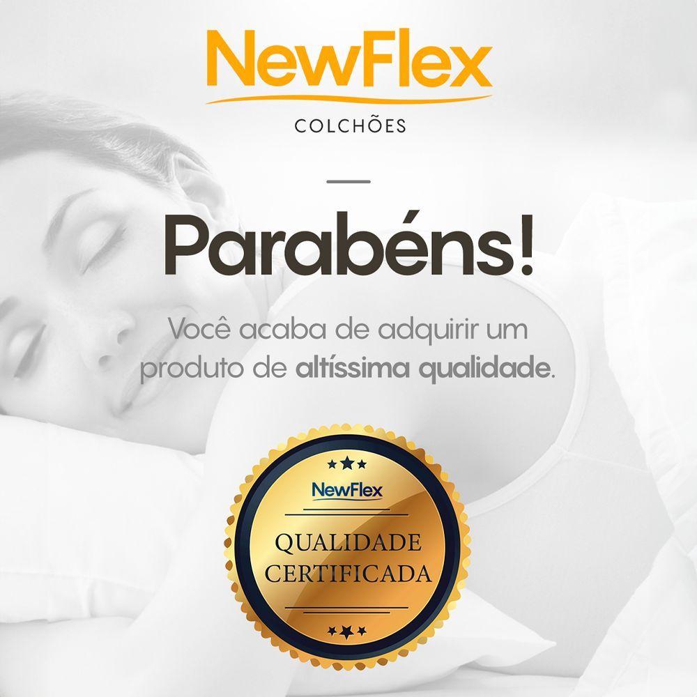 Colchão Casal Molas Ensacadas Leader 138x188x32 Newflex Colchões - Carrefour