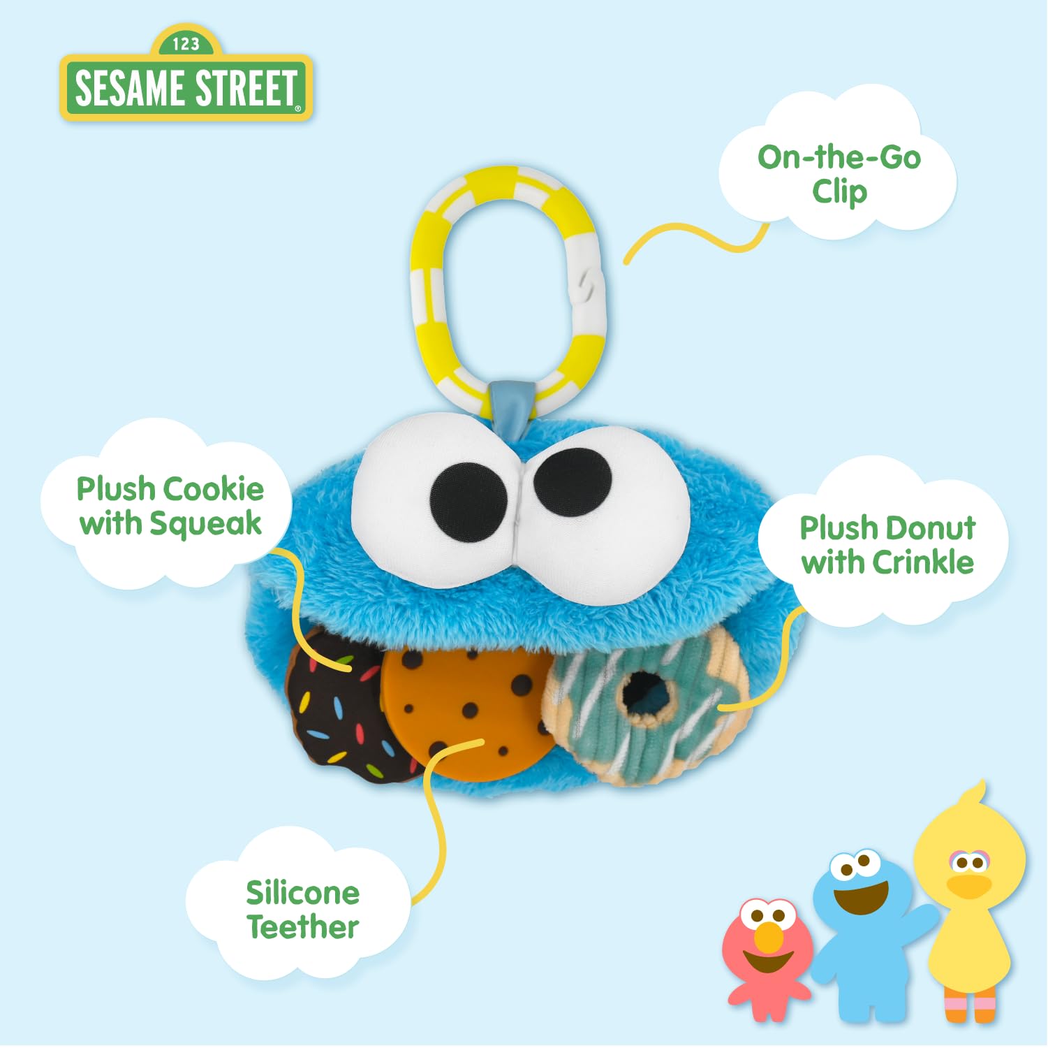 Activity Toy Kids Preferred Sesame Street Cookie Monster - Carrefour