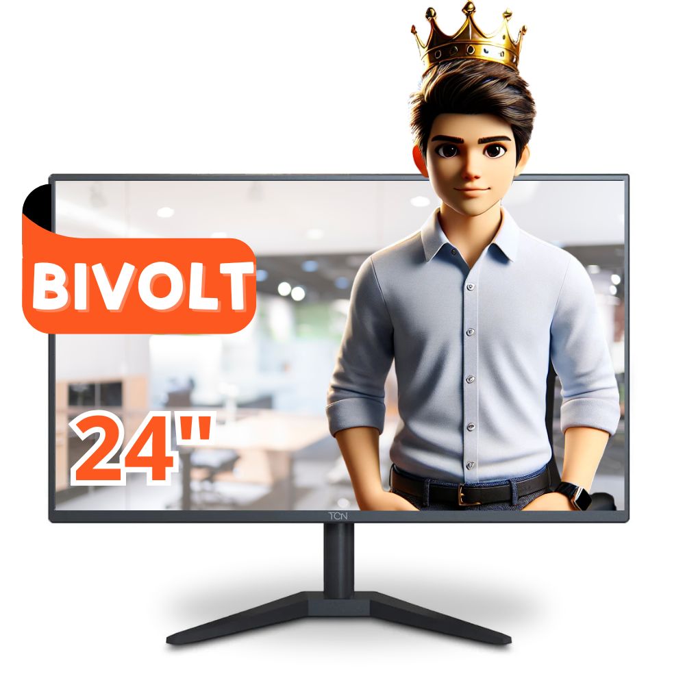 Monitor 24 Led Full Hd Tcn 60hz Preto - Carrefour
