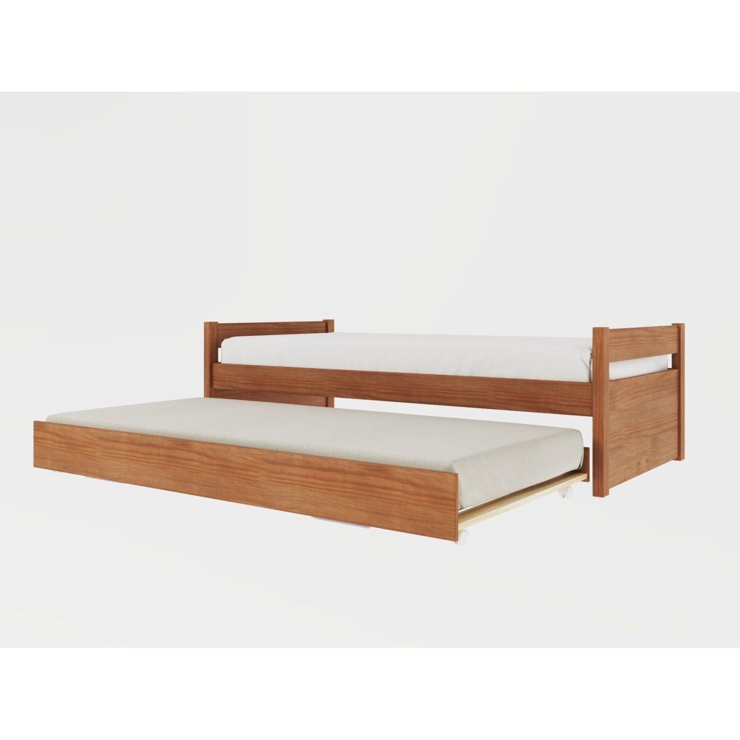Bicama 90x190cm Em Madeira Maciça Double Yescasa Amêndoa - Carrefour