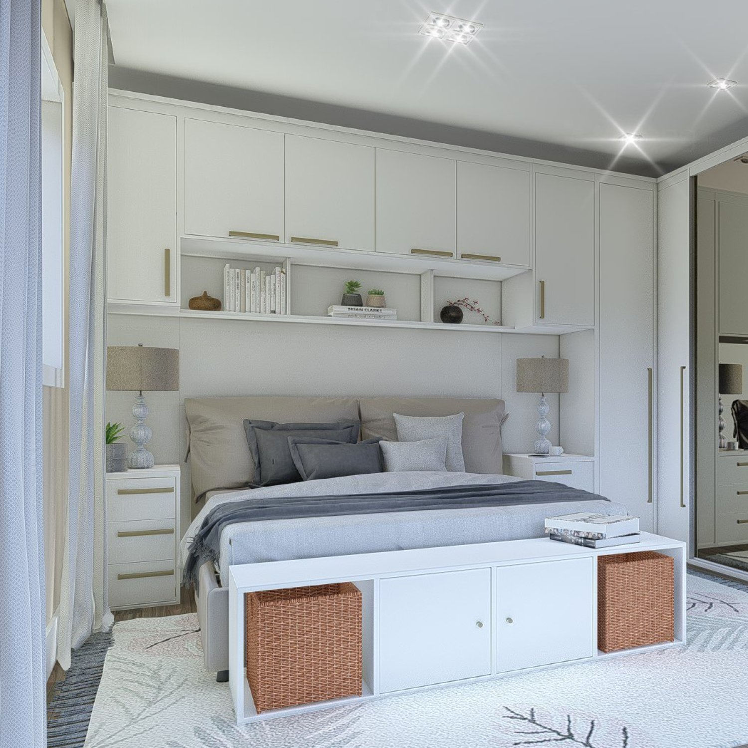 Módulo Mesa De Cabeceira Esquerdo Modulada Branco - Carrefour