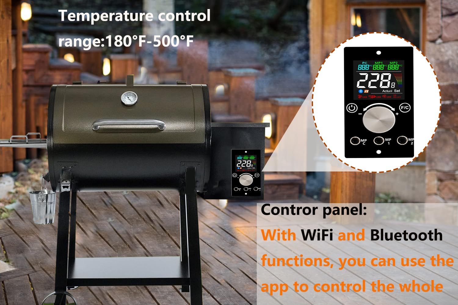 Placa Controladora De Termostato Pit Boss Com Wifi E Bluetooth - Carrefour