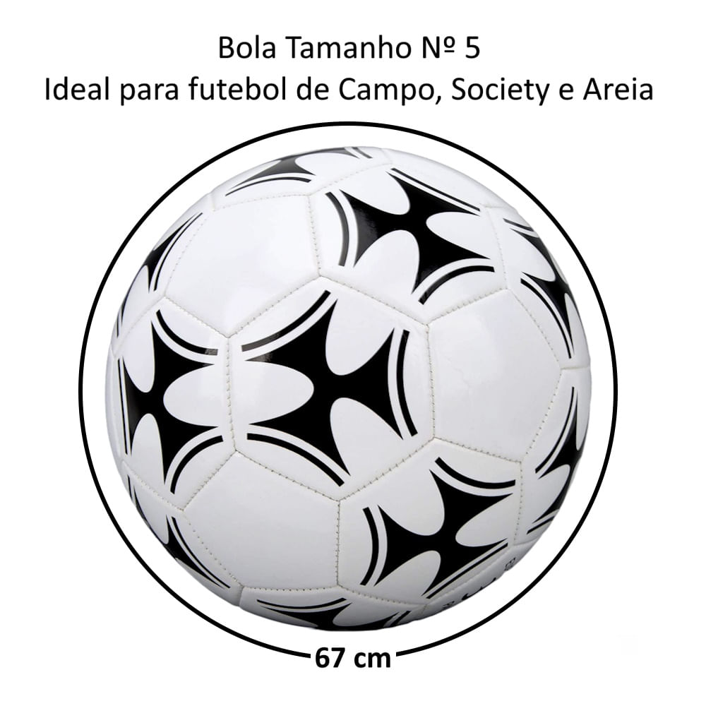 Bola De Futebol Infantil Capotão Praia Campo Society Nº5 67cm ...