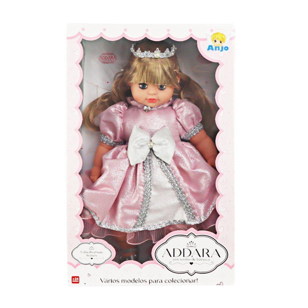 Boneca Addara Princesa Que Fala C/ Tiara 50cm Interativa - Carrefour