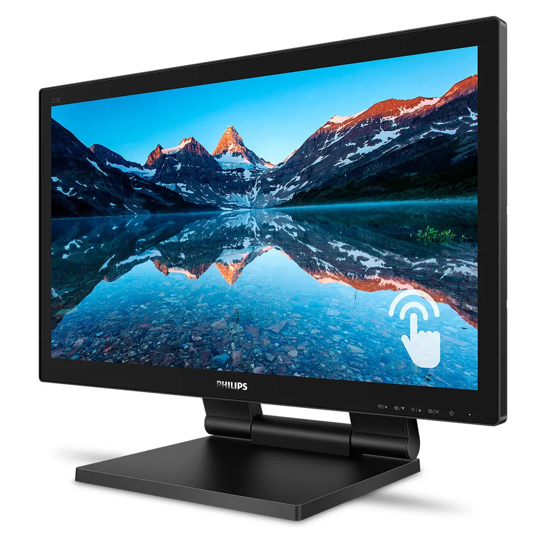 Monitor Philips 21.5" Touch 75hz Fhd Vga/hdmi/dvi 222b9ta - Carrefour