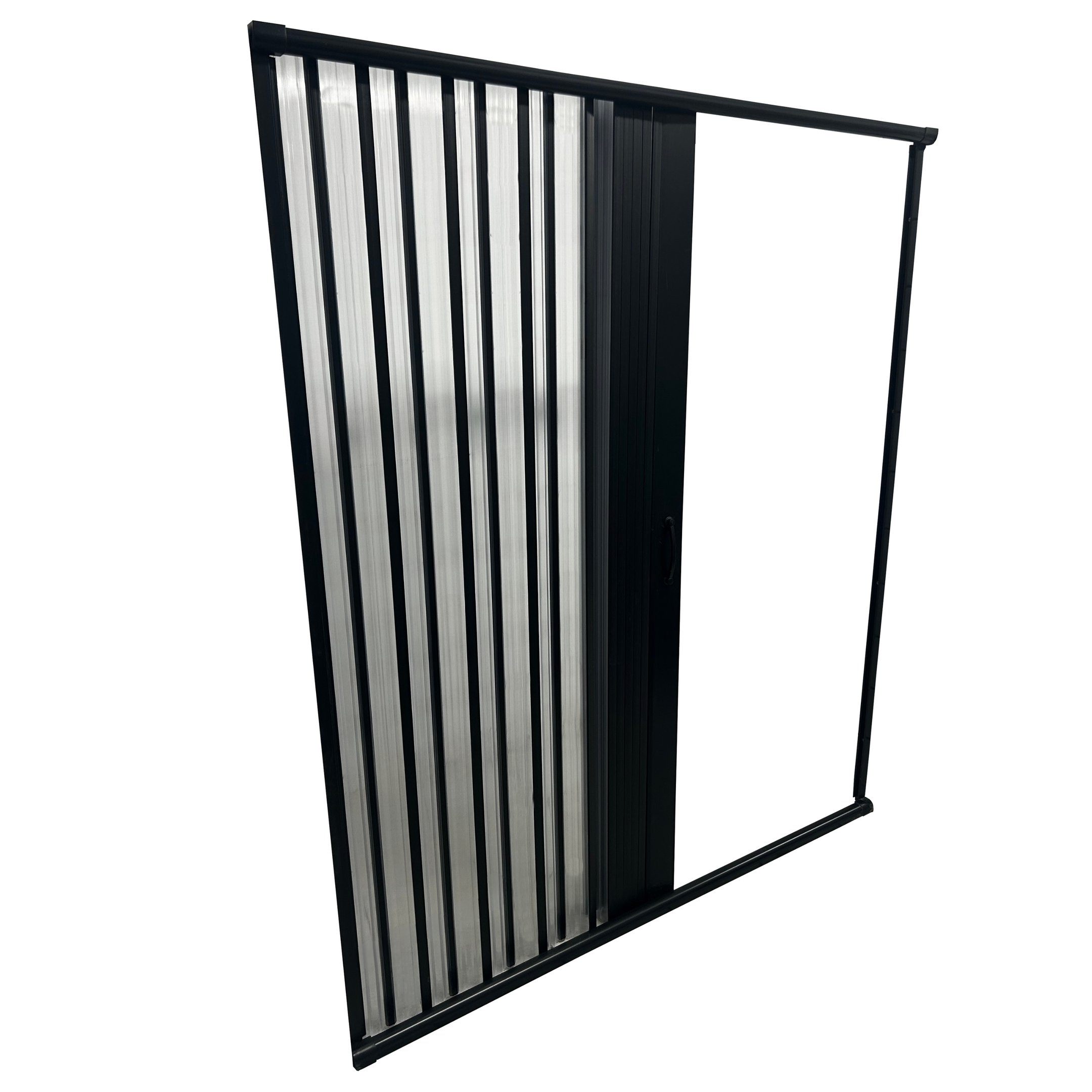 Kit Box Frontal De Pvc 185x145cm Sanfonado Bcf Preto - Carrefour