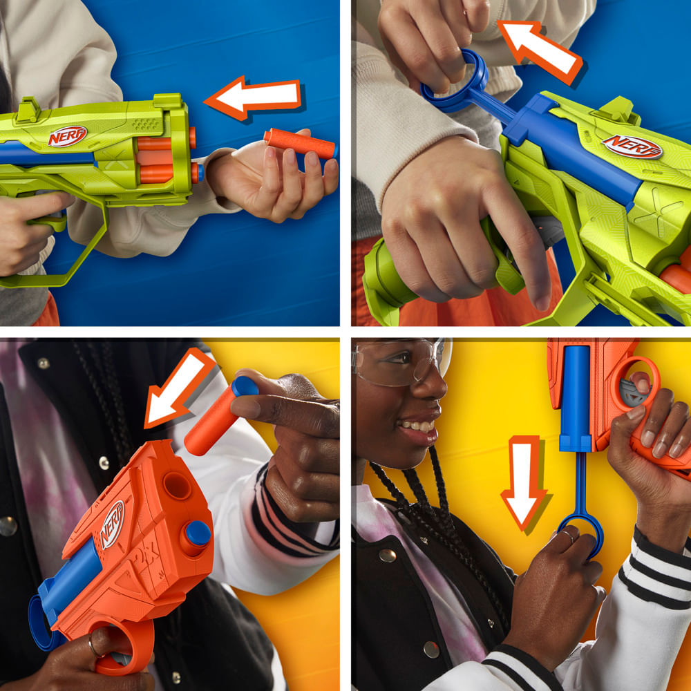 Lançador Nerf N Series Kit Triple Action Com 12 Dardos - Carrefour