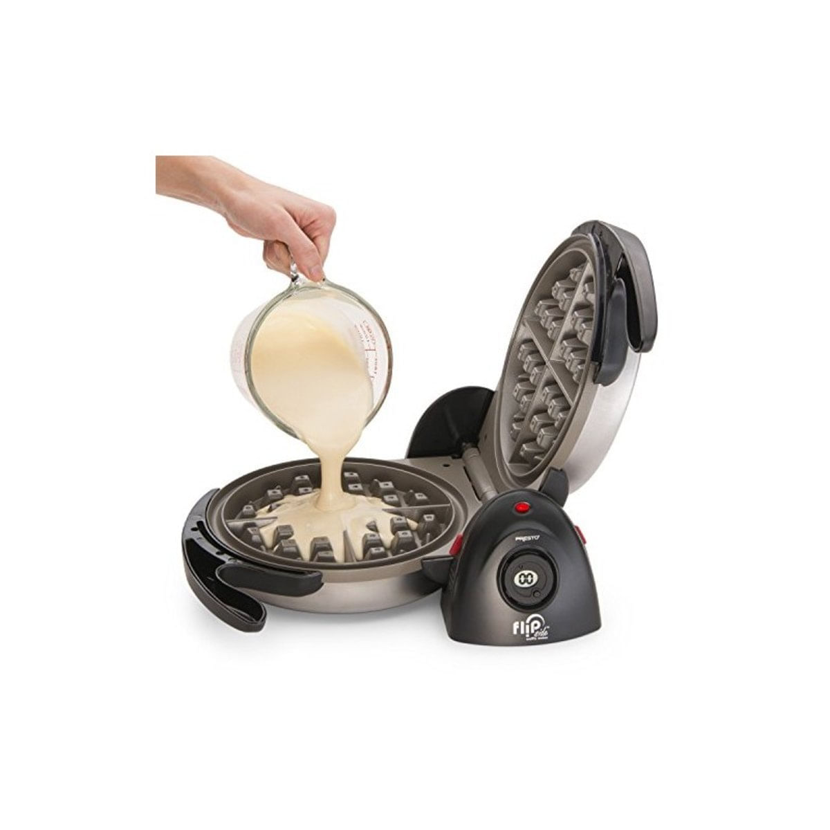 Máquina de Waffle Presto 03510, 4 Fatias, Dourado 110V - Carrefour