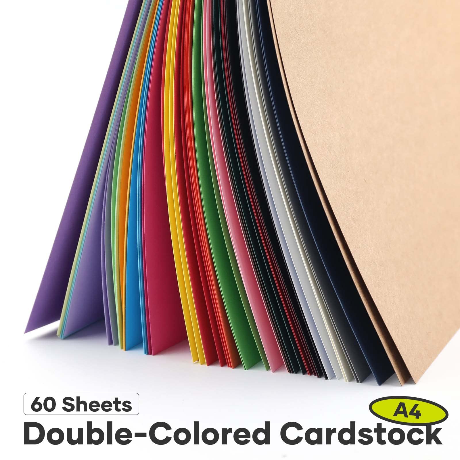 Papel Cartolina Htvront, Cores Variadas, A4, 230 G/m2, 60 Folhas ...