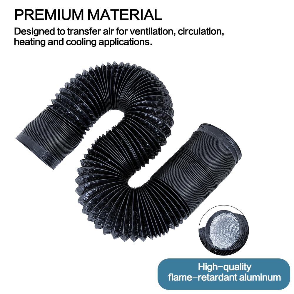 Mangueira De Ventilação Flexível Para Secador Onnao 4 Polegadas E 25 ...