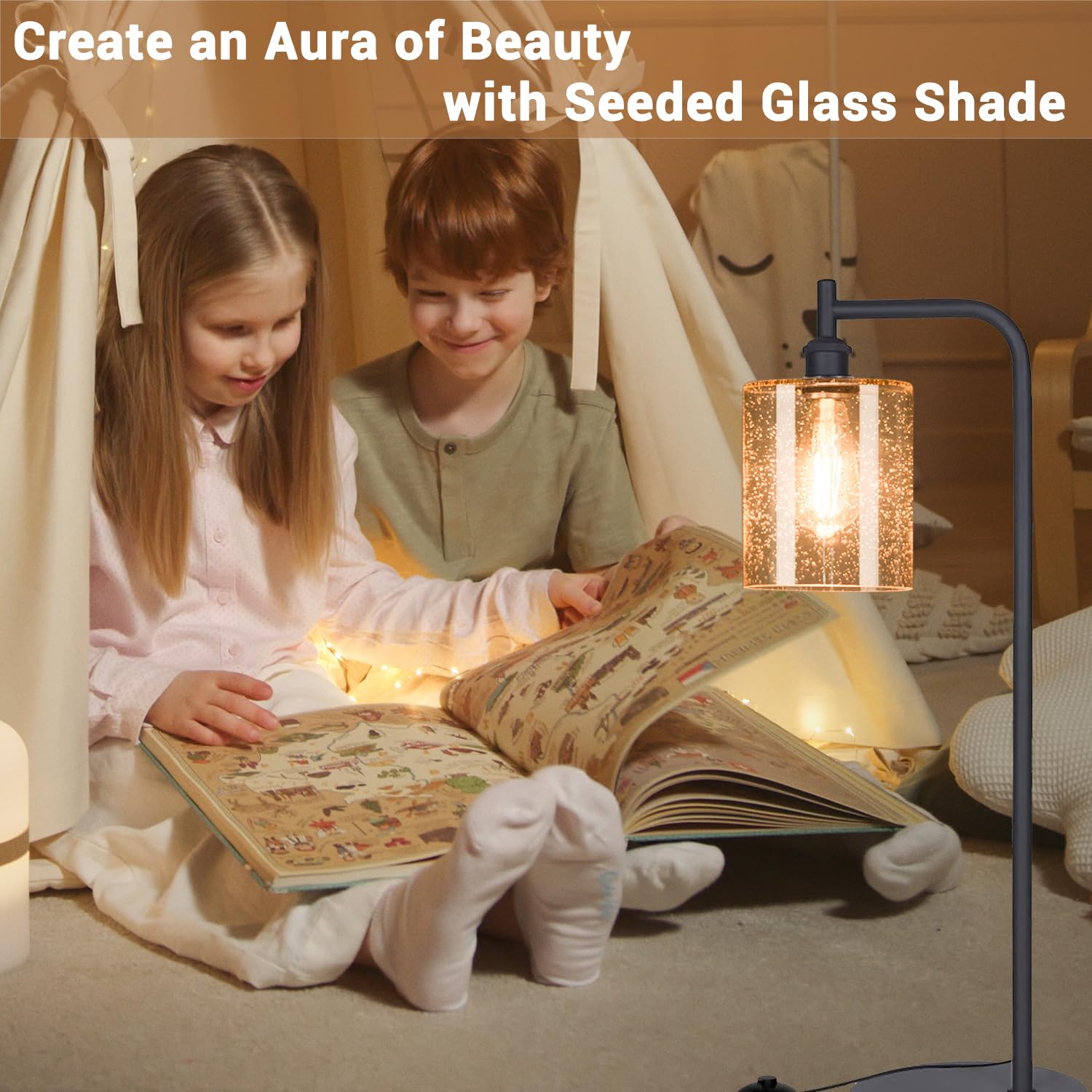 Abajur Canomo Bubble Seed Glass De 15 Cm X 10 Cm, Pacote Com 3 - Carrefour