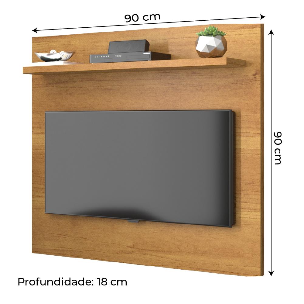 Painel Para Tv De Até 32 Polegadas Com Prateleira Yan Cinamomo Patrimar - Carrefour