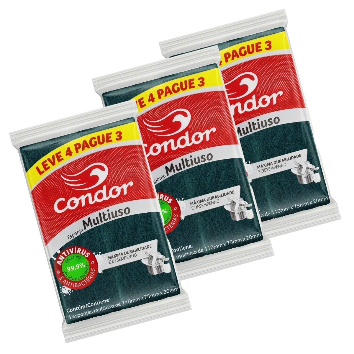 Esponja Bucha Multiuso Condor Dupla Face Agente - Carrefour