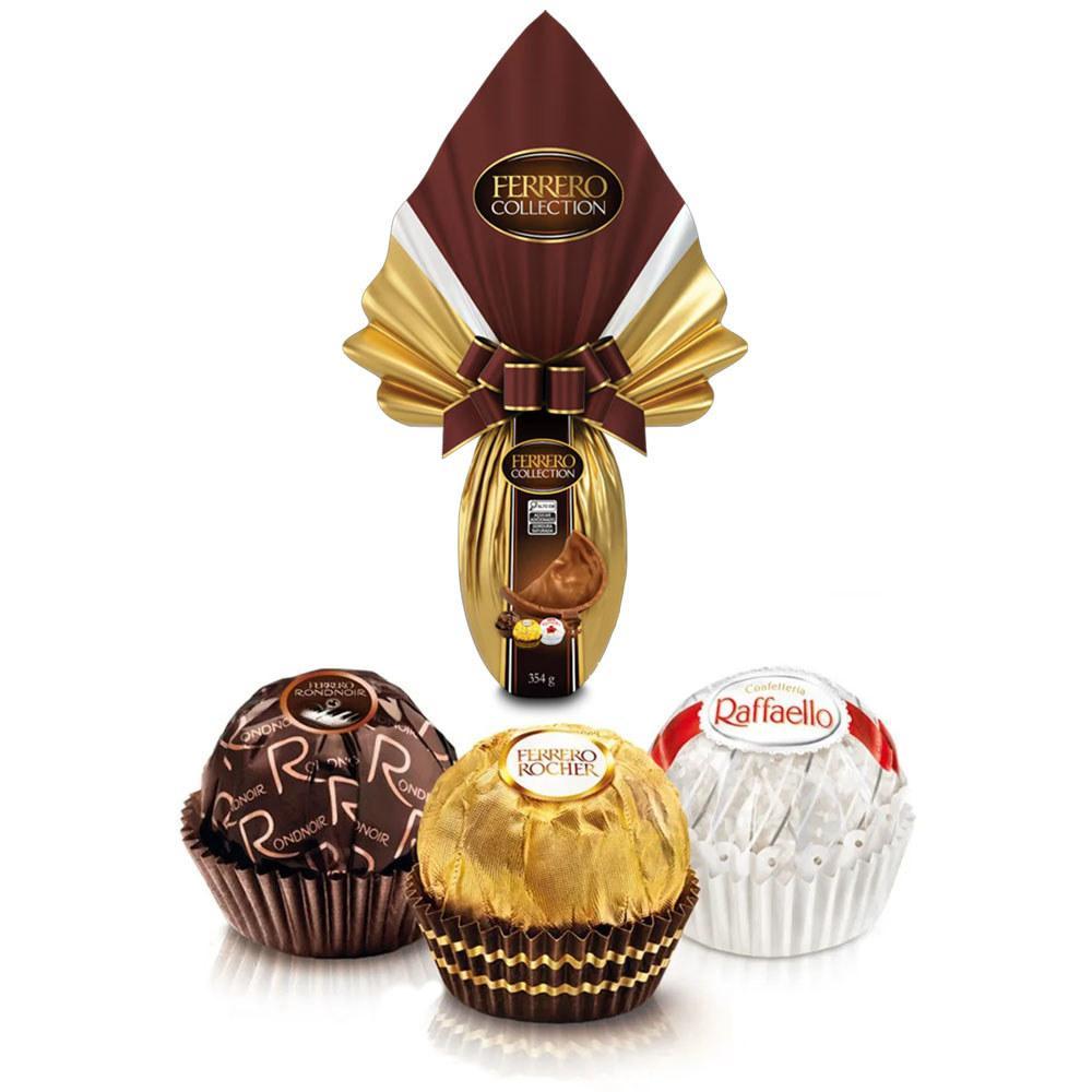 Ovo De Páscoa Ferrero Rocher Collection Kit 10 Unidades 354g - Carrefour