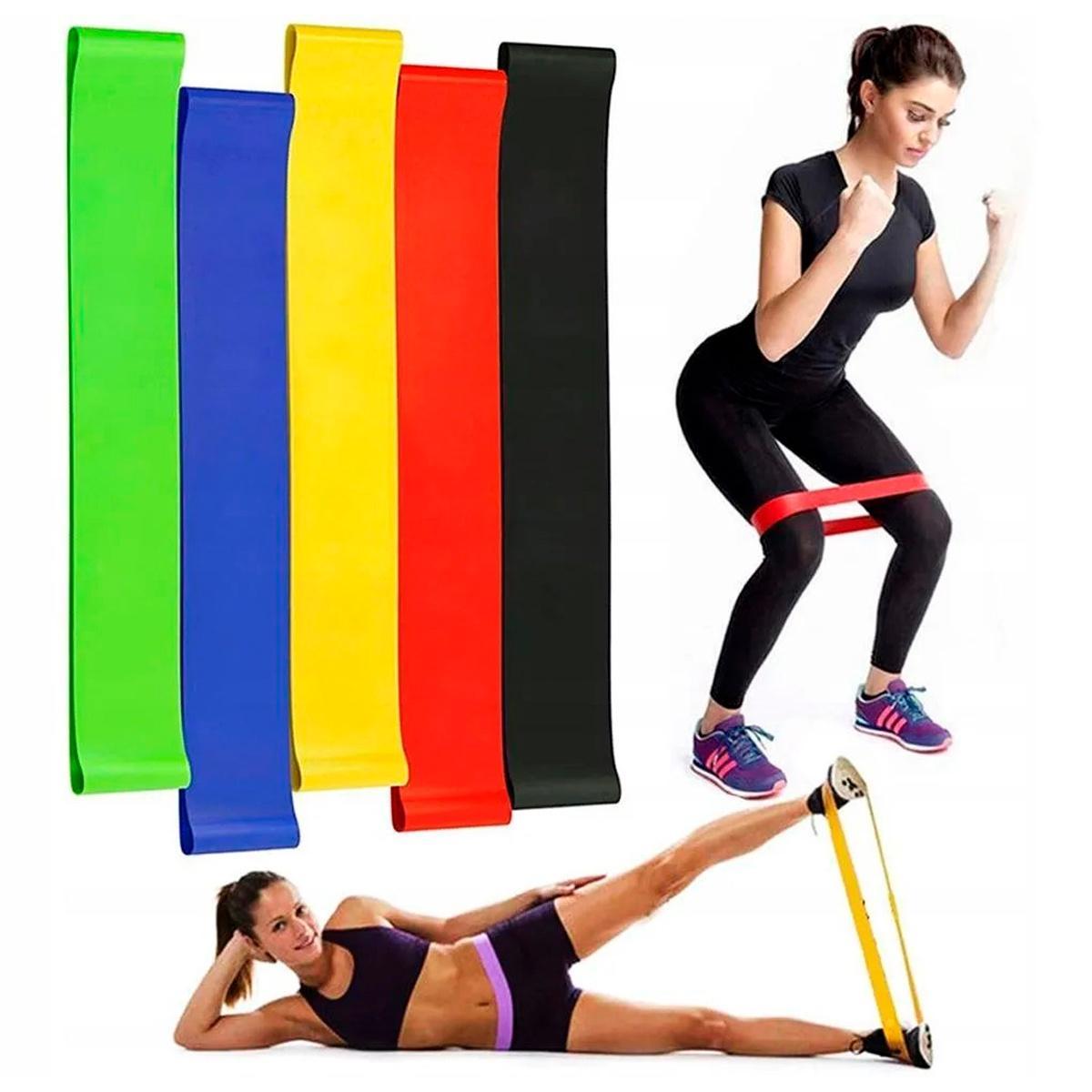 Kit 5 Elásticos Extra Forte Para Academia Casa E Treino - Carrefour