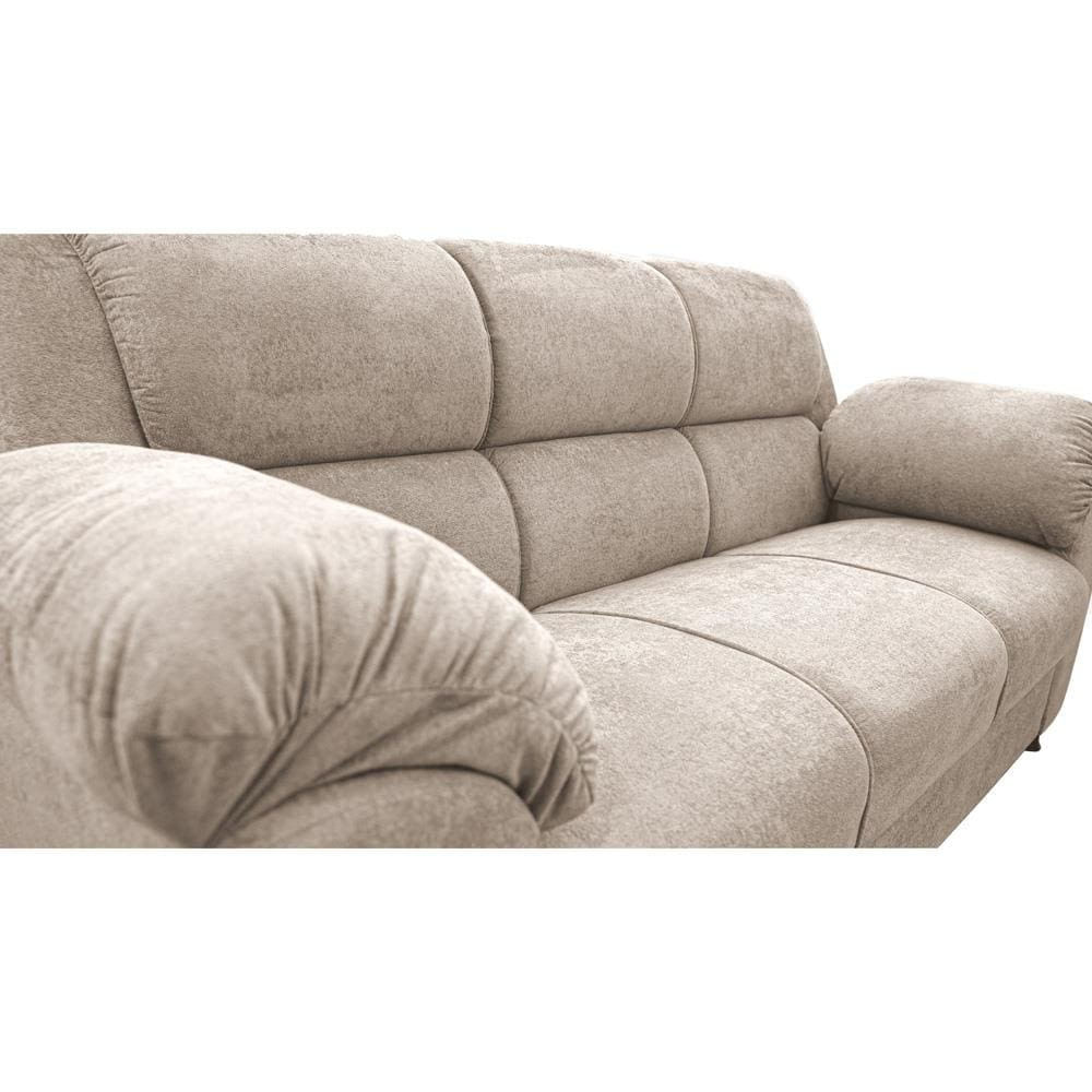 Sofá 3 Lugares Cama Inbox Paris Com 202cm De Largura E Revestido Em Bouclé - Carrefour