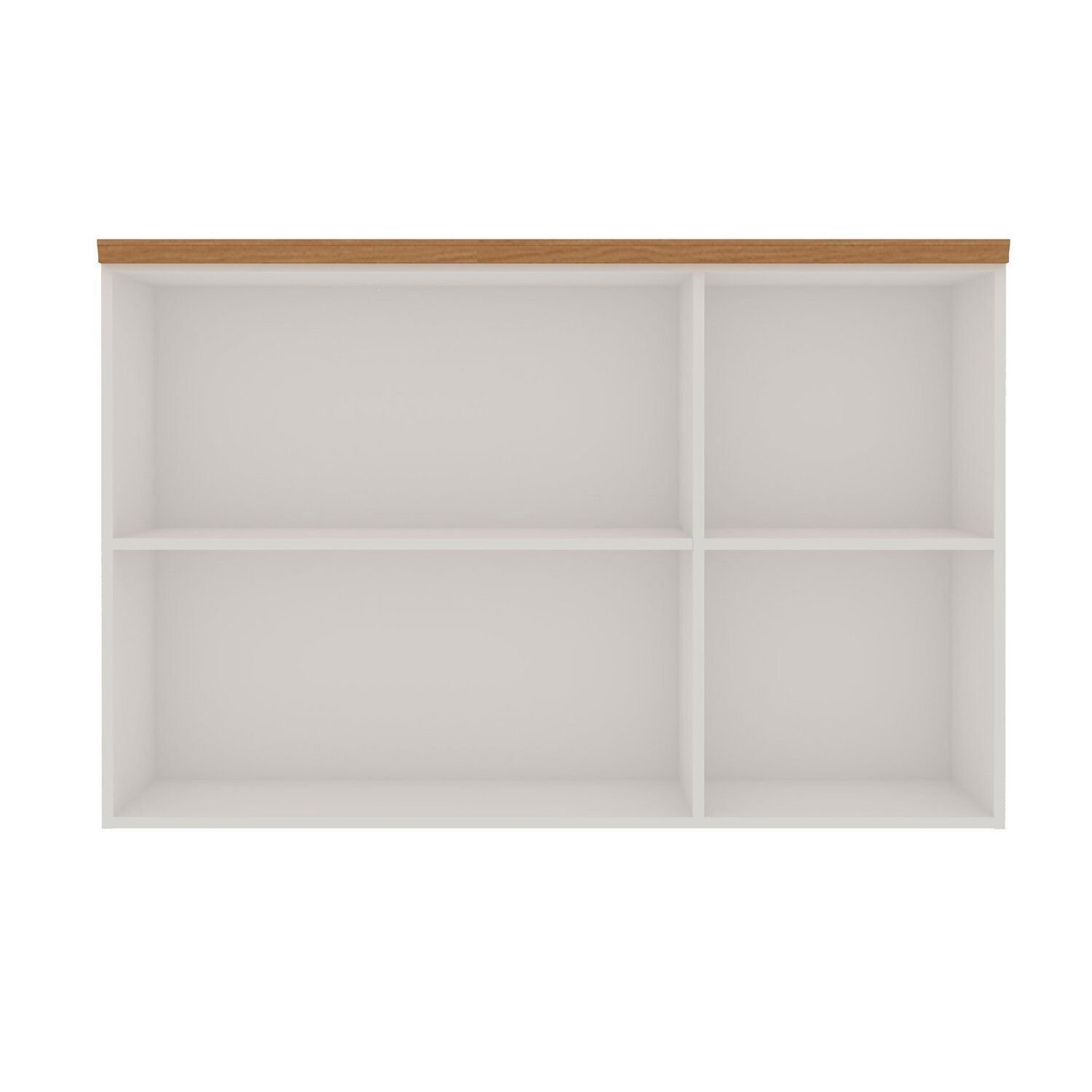 Armário Aéreo 100% Mdf Para Cozinha 3 Portas Americana 45 Graus Branco ...