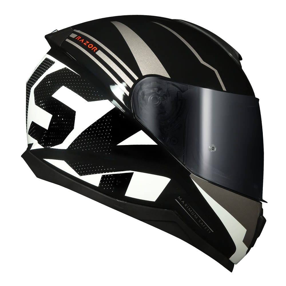 Capacete Norisk Razor Full Black/white - 62/XL - Carrefour