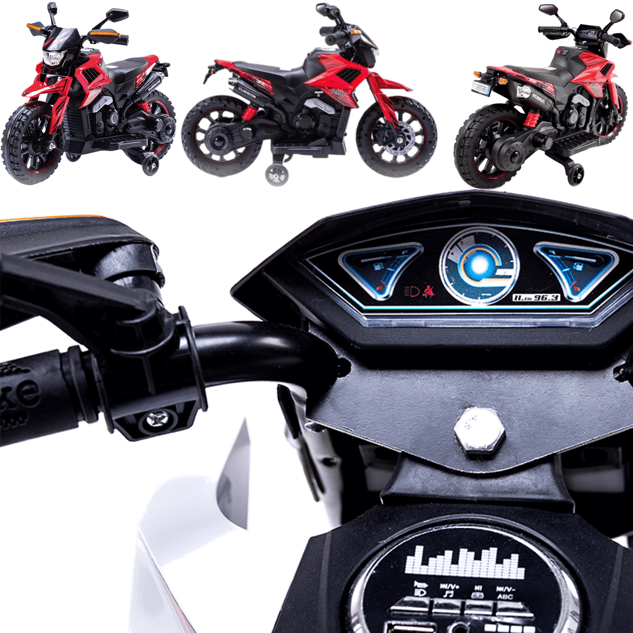Moto Eletrica Big Trail Turbon Tata 280 Zippy Toys 6v Vermelha - Carrefour