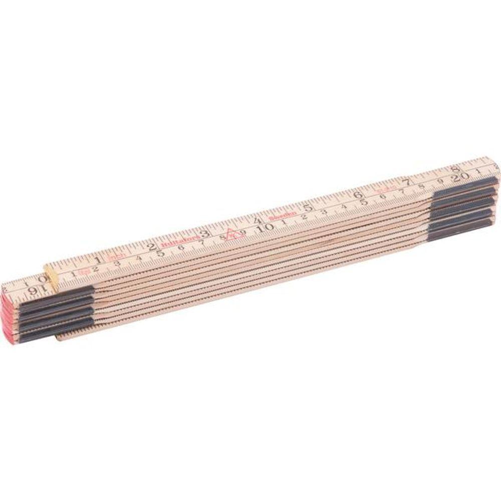 Escala Métrica 2 Metros 10 Dobras Madeira Natural - Vonder - Carrefour