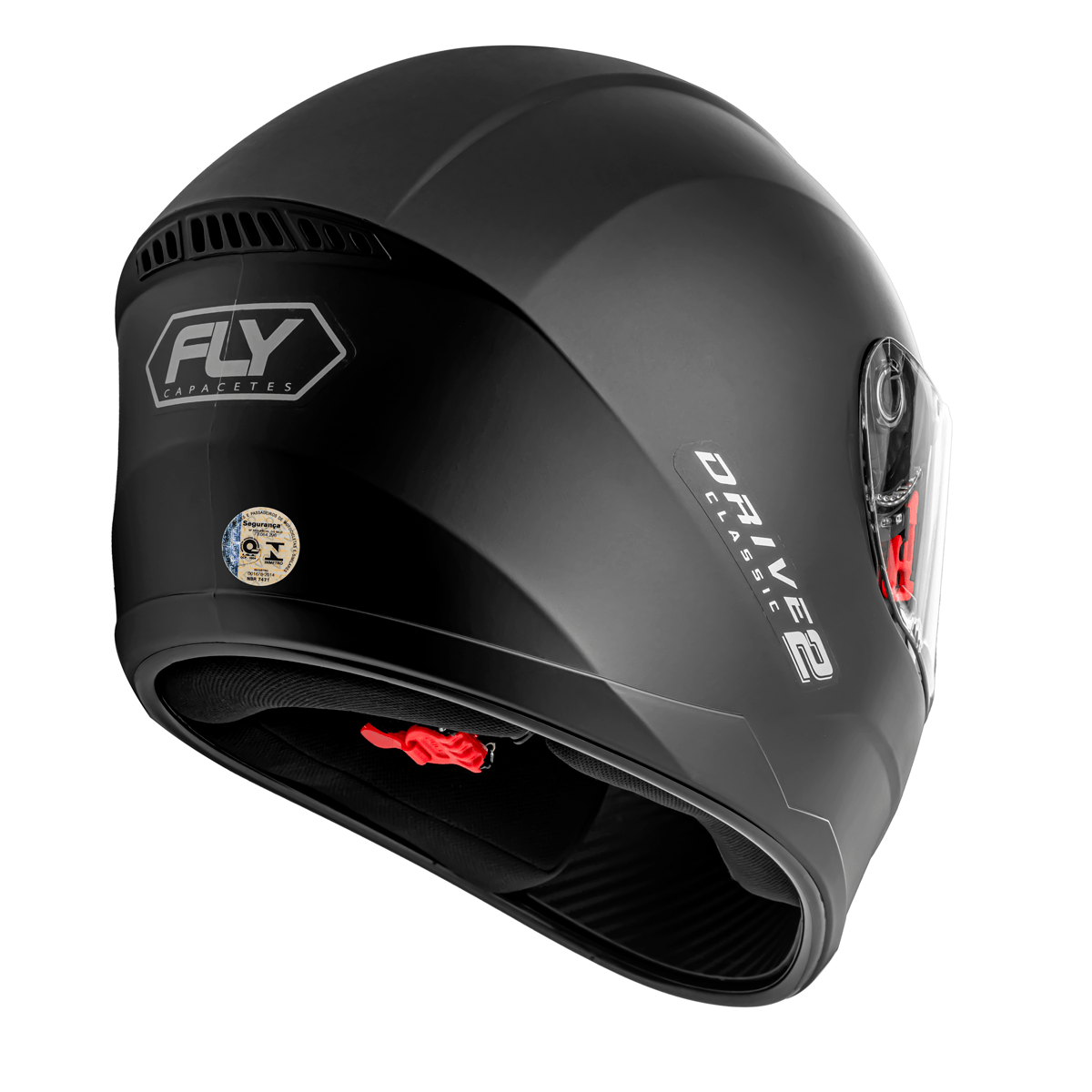 Capacete Fly Drive 2 Hg Classic Preto Fosco - 58/M - Carrefour