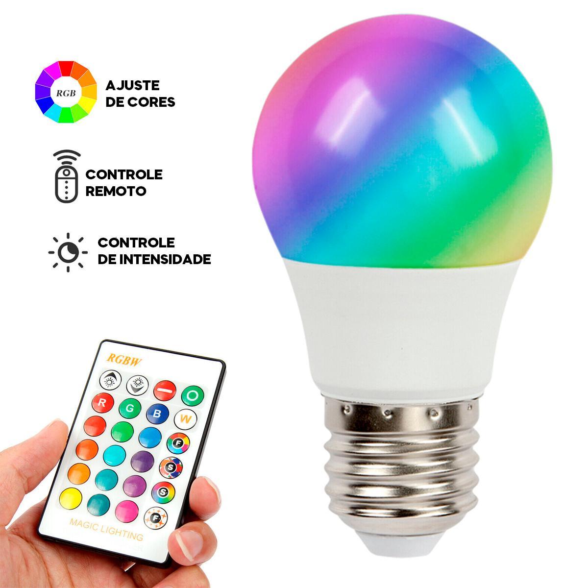 Lâmpada Rgb Iluminação Perfeita Com Controle Inteligente Luz - Carrefour