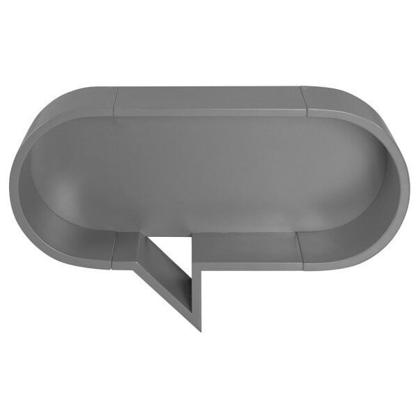 Prateleira Cartoon Oval Maxima Bordô - Carrefour