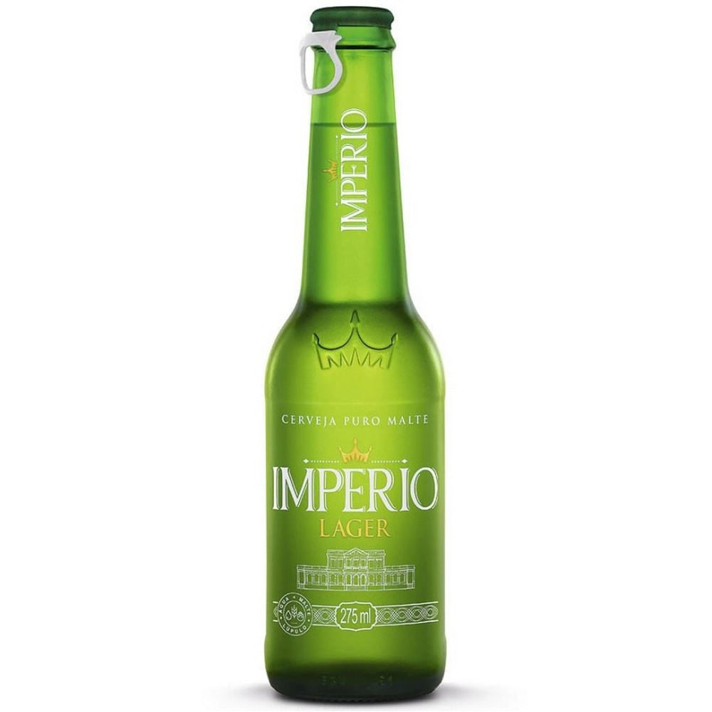 Cerveja Império Lager Puro Malte Long Neck 275ml Pack - 12 Unidades ...