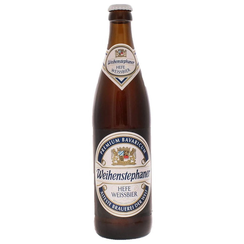 Cerveja Alemã Weihenstephaner Hefeweissbier Garrafa 500ml - Carrefour