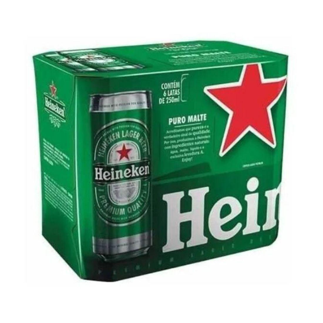 Cerveja Heineken Lata 250 Ml Pack Com 12 Unidades - Carrefour
