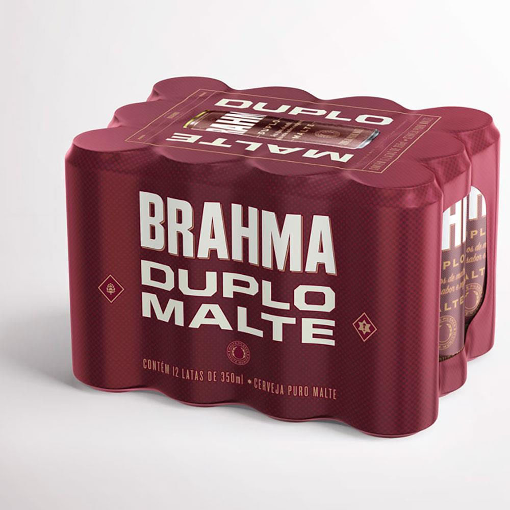 Cerveja Duplo Malte Lata 350ml 60 Unidades Brahma - Carrefour