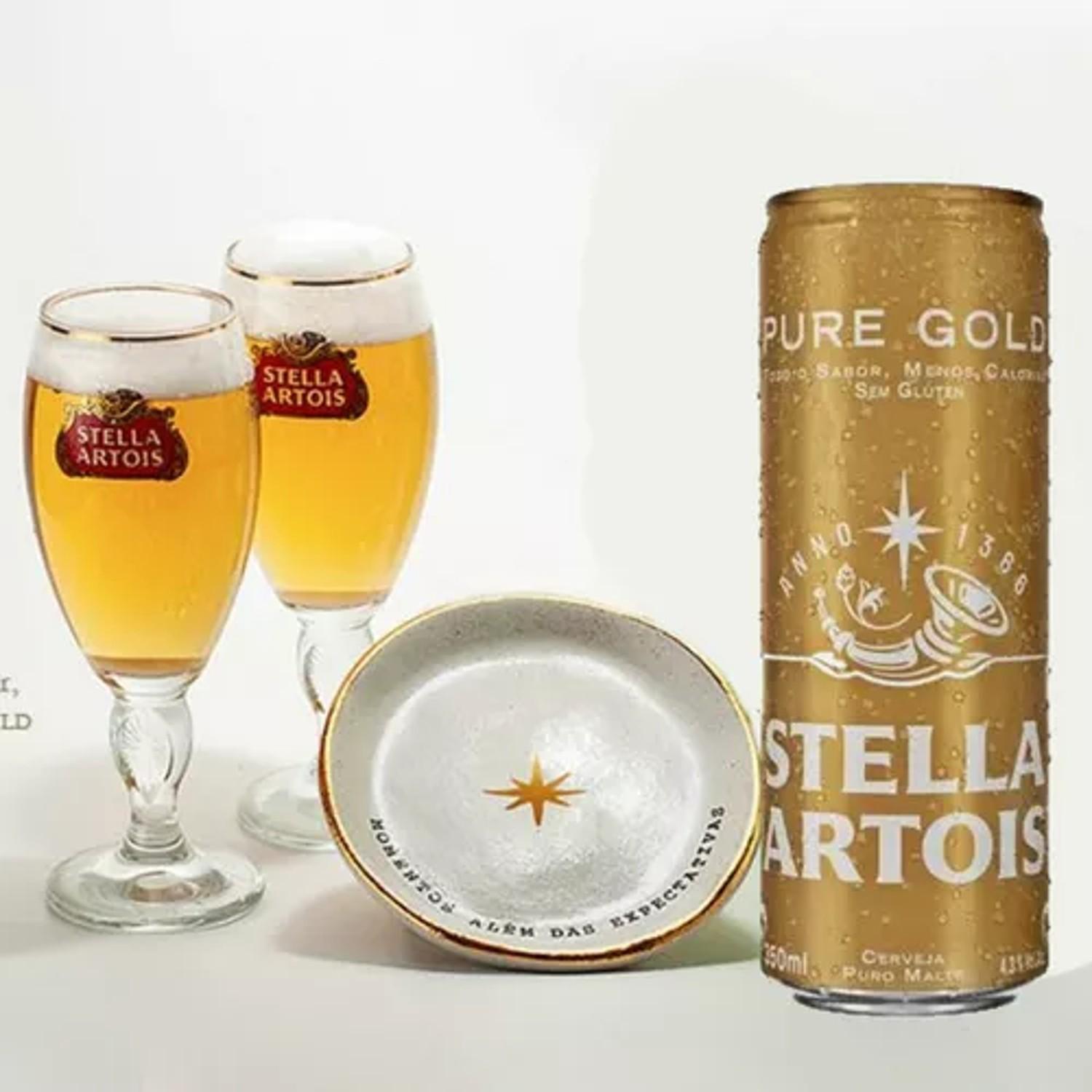 Cerveja Stella Artois Pure Gold S/ Gluten 350ml - Carrefour