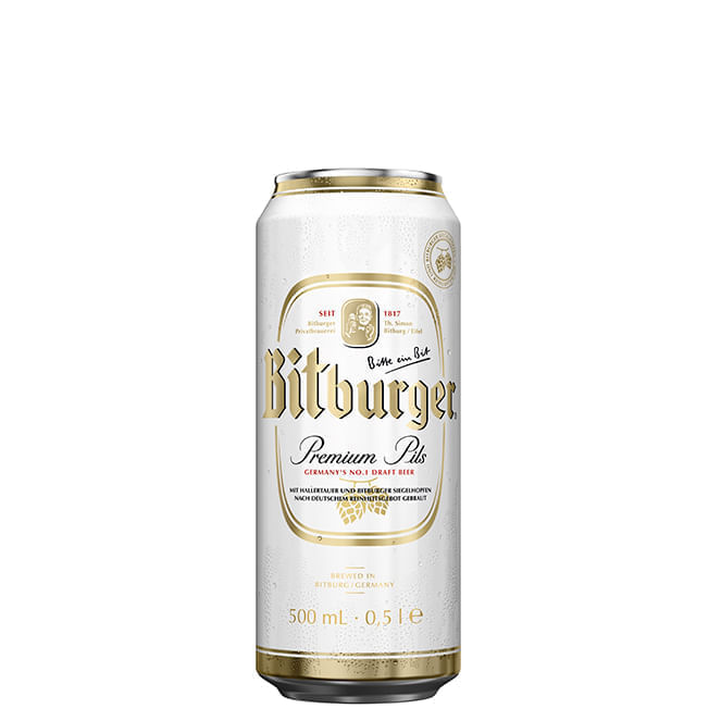 Cerveja Bitburger Premium Beer - Pilsener Lata 500ml - Carrefour