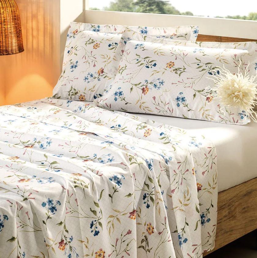 Jogo De Cama Queen Toque Acetinado Arbor Altenburg - Carrefour