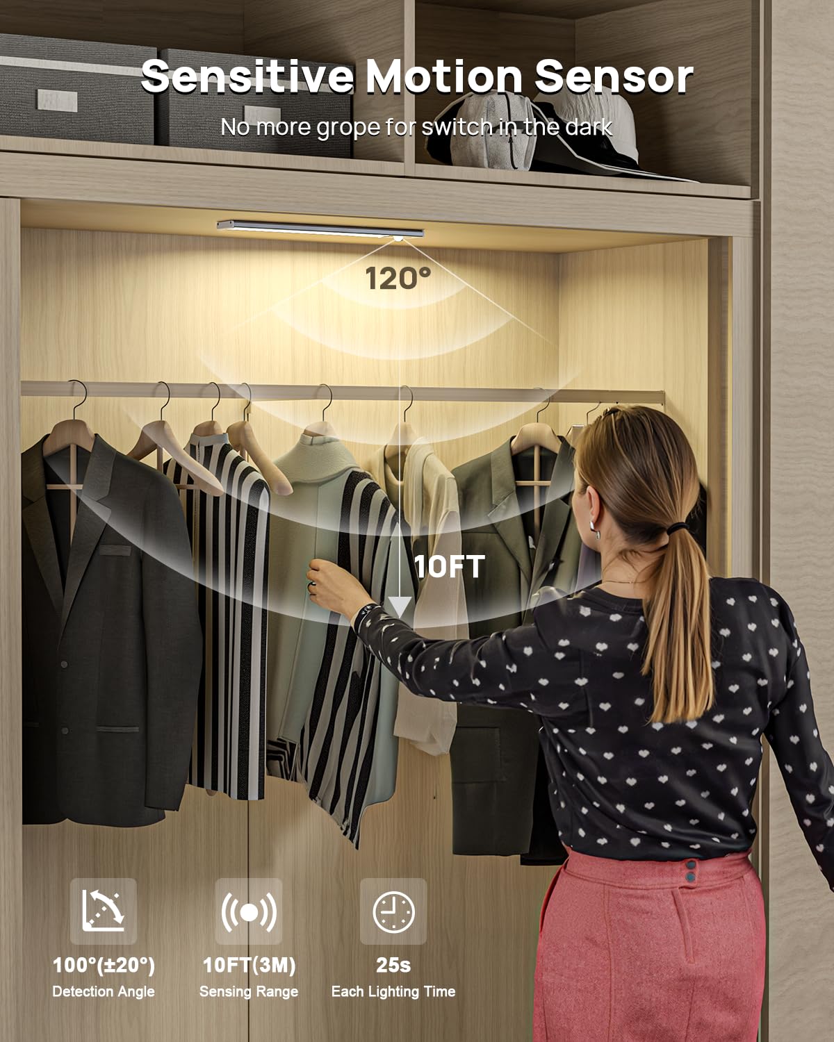 Iluminação Embaixo Do Gabinete Lenoma Com Controle Remoto, Pacote Com 4 ...