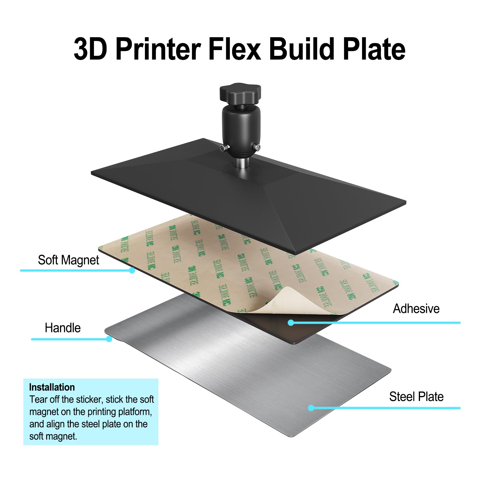 Placa De Construção Flexível Hikudiy Para Anycubic Photon Mono 4/mono 4 ...