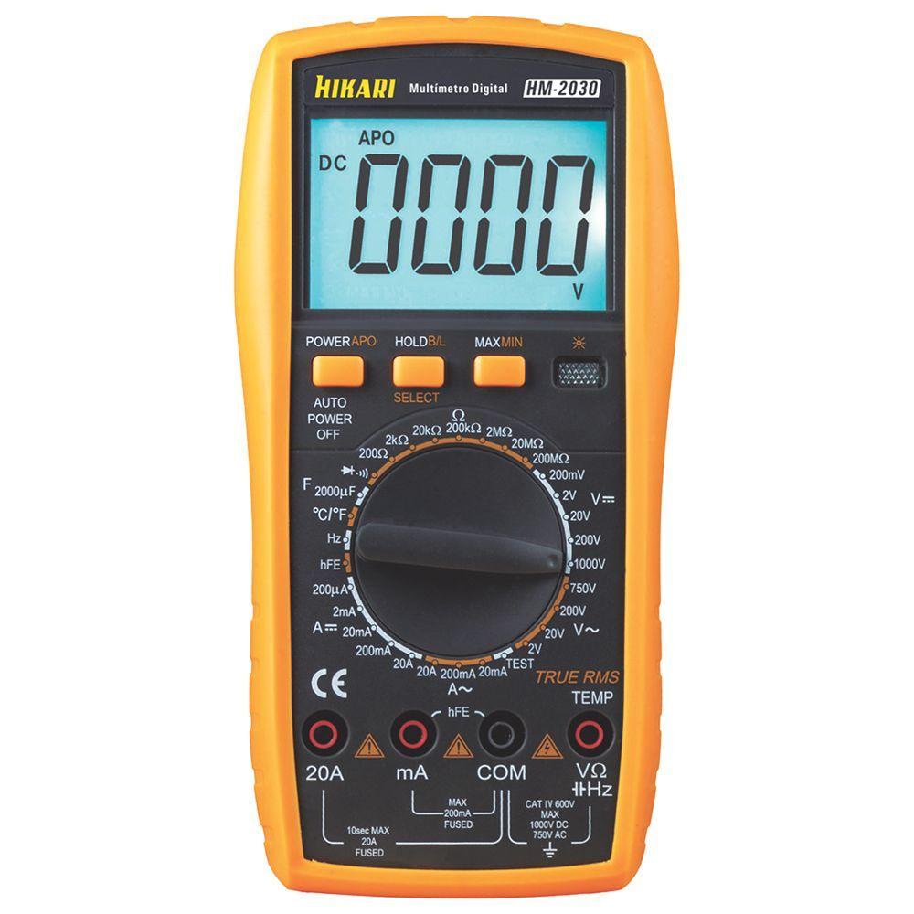 Multimetro Digital Hikari Hm-2030 Cat Iv 600hikari... - Carrefour