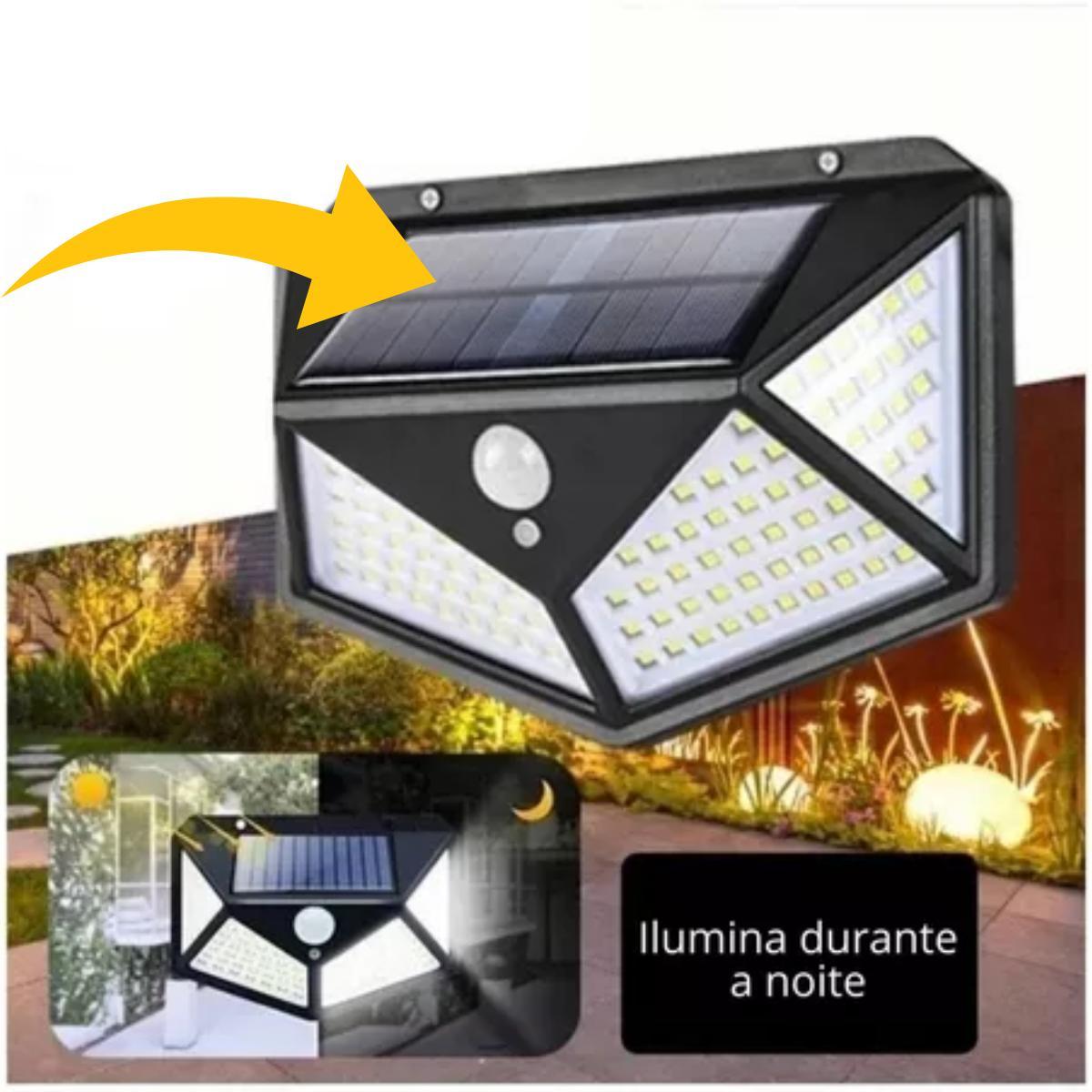 Luz Solar Externa Fácil Instalação Design Moderno - Carrefour