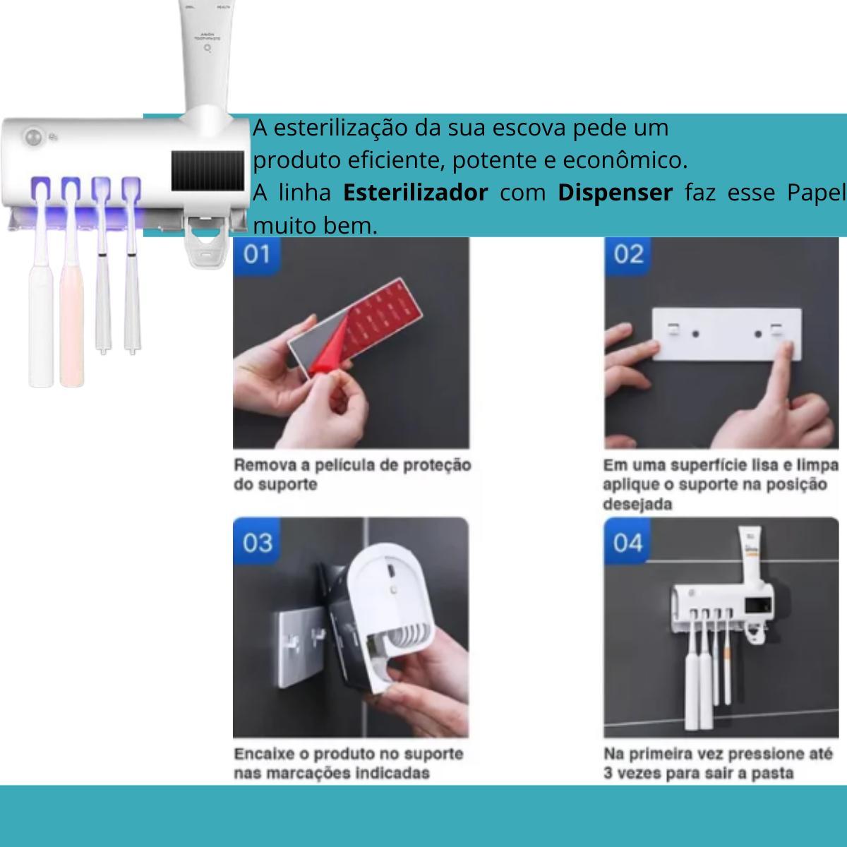 Dispenser Com Luz Uv Para Higiene Bucal - Carrefour