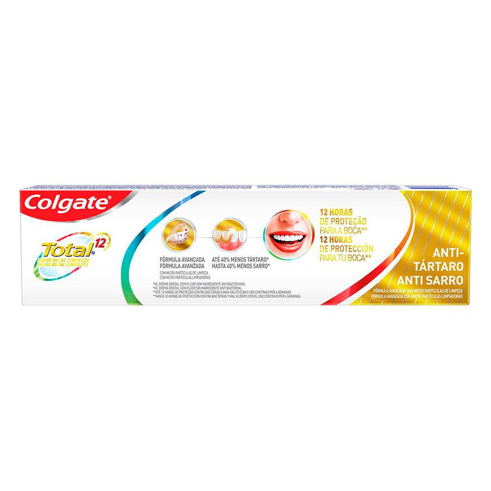 Creme Dental Colgate Total 12 Anti-Tártaro 180g - Carrefour