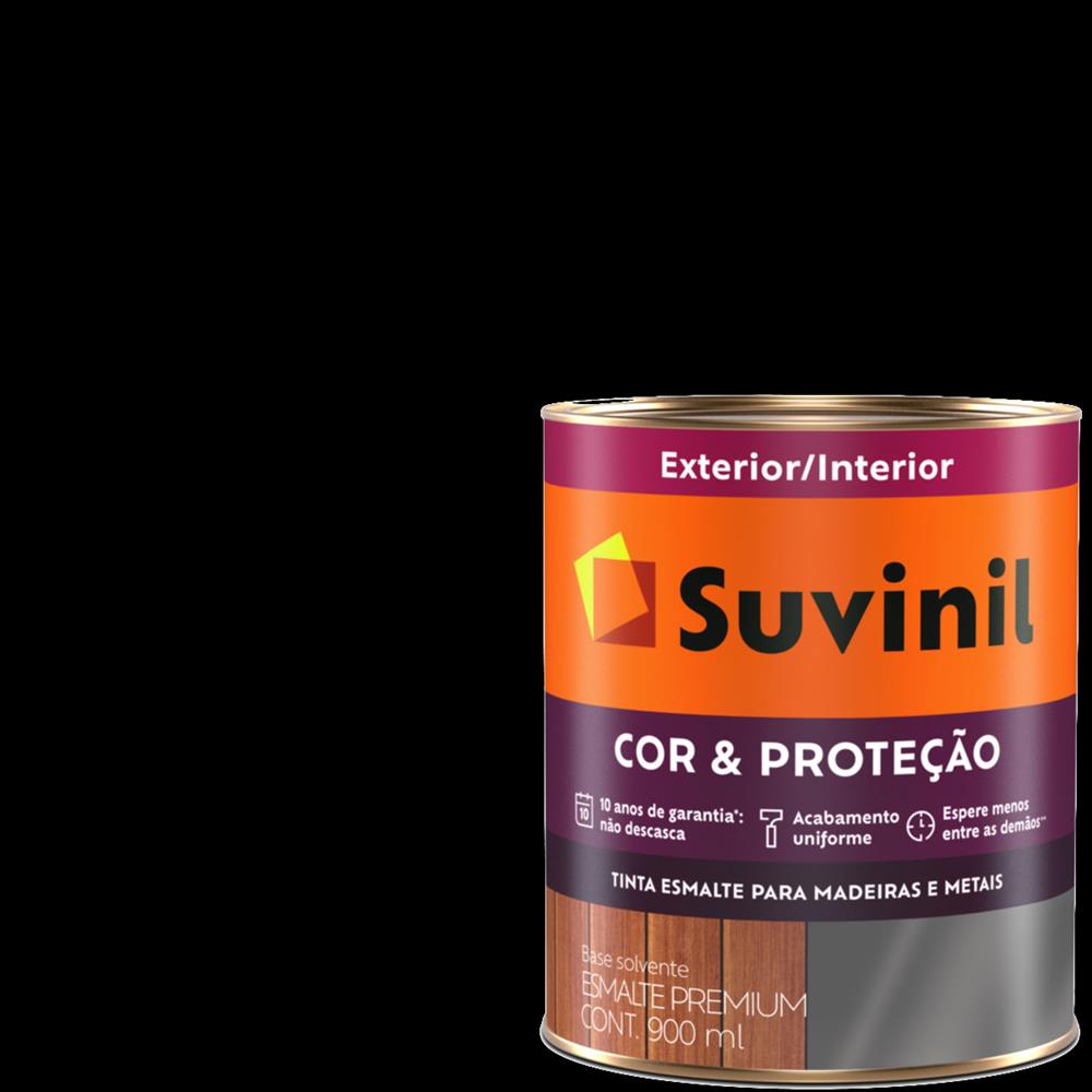 Tinta Esmalte Sintético Cor E Proteção Fosco Para Madeira E Metal 900ml ...