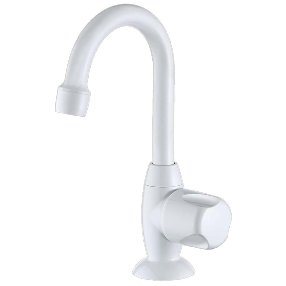 Torneira Para Lavatório De Mesa Bica Alta Branca 1195 F27 - 7110001 ...