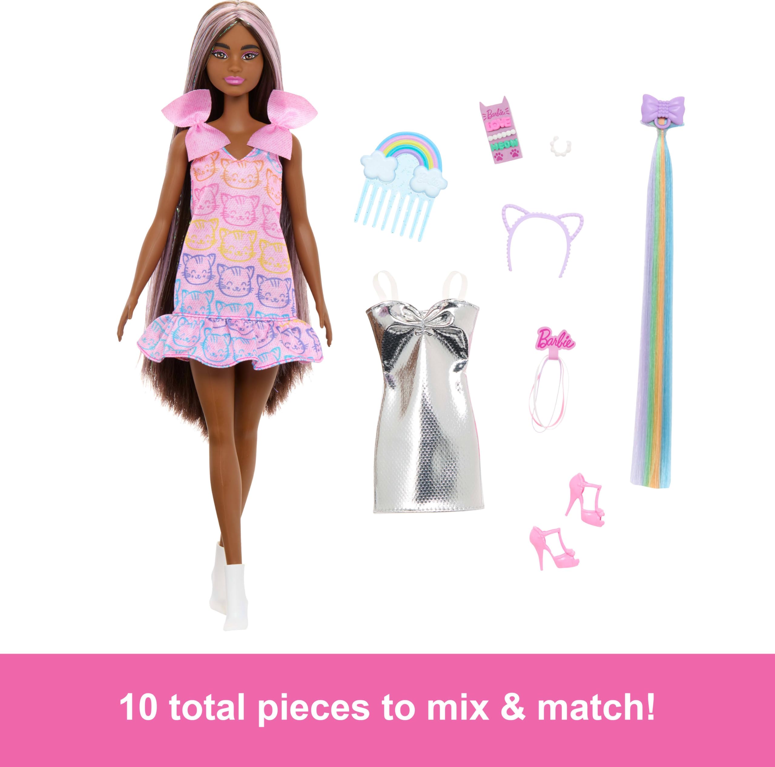Boneca Moderna Barbie Fun & Fancy Com Cabelo Preto Extra Longo - Carrefour
