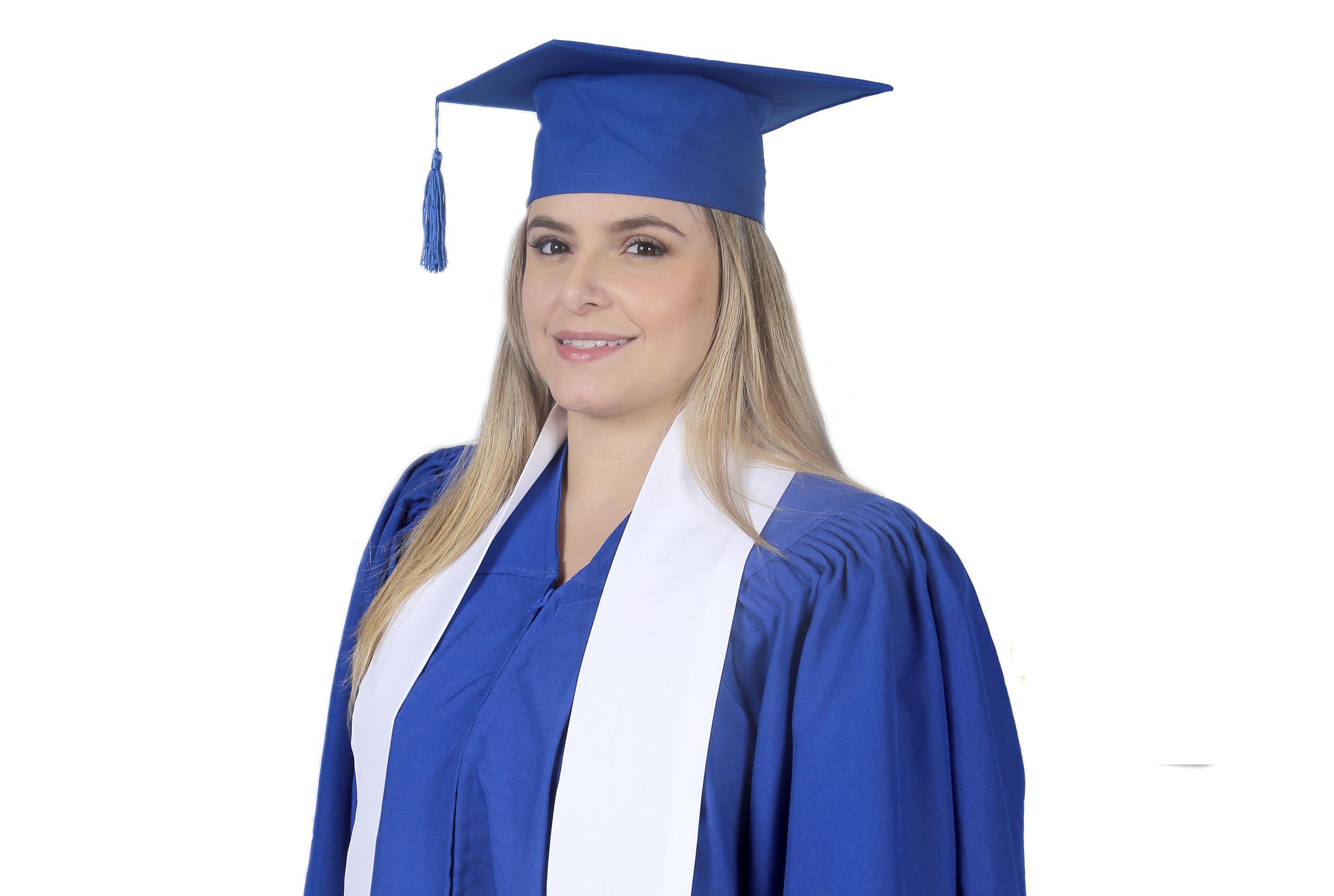 Kit Capelo Formatura Adulto Azul Royal 10 Unidades - Carrefour