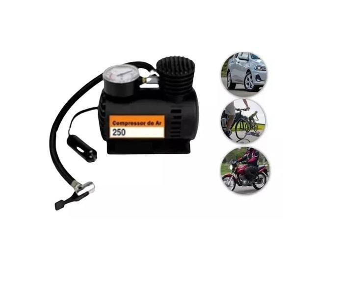 Mini Compressor Bomba De Ar Veicular Portátil Manômetro 12v - Carrefour