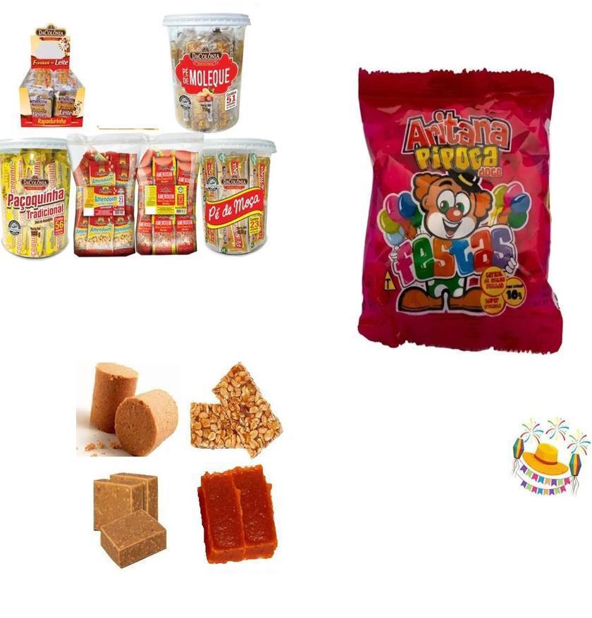 Doces Juninos São João Festa Junina Arraiá Com Pipoca Doce - Carrefour